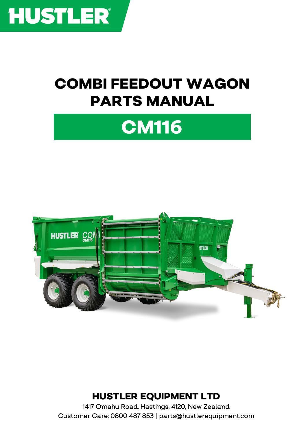 Combi CM116 Parts Manual by Hustler Equipment - Issuu