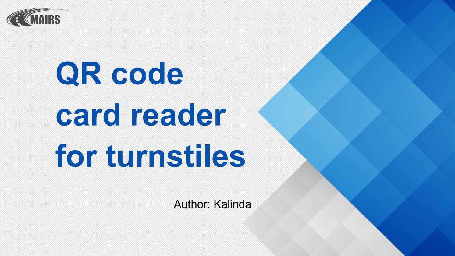QR Code Card Reader For Turnstiles Mairsturnstile By Www QR Code Card Reader For Turnstiles Mairsturnstile By Www