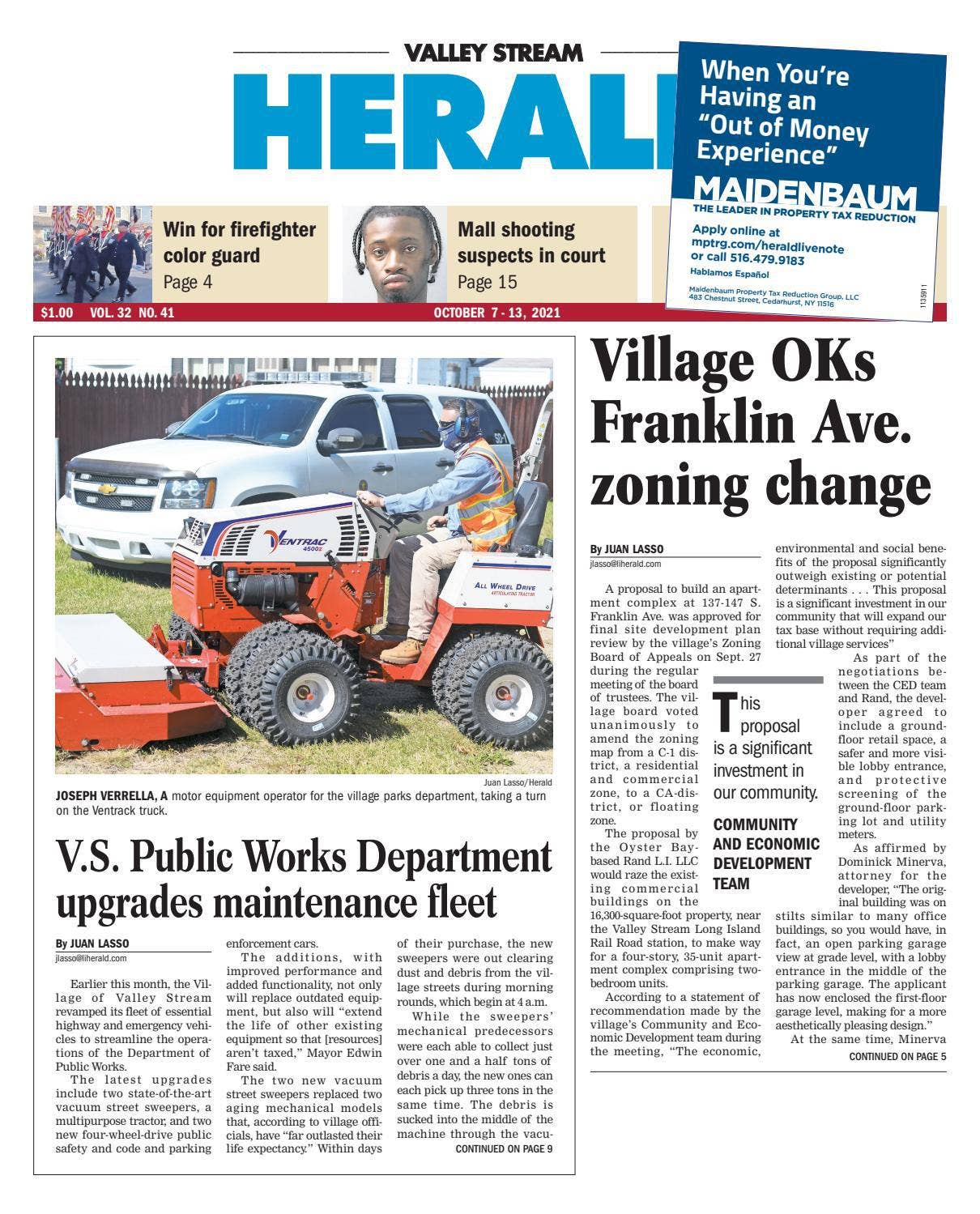 Valley Stream Herald 10-07-2021 by Richner Communications, Inc - Issuu