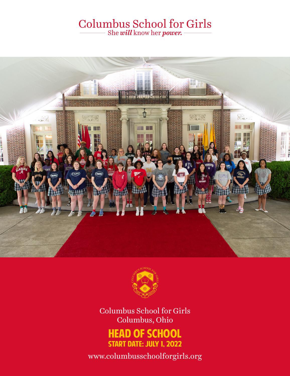 Position Statement - CSG Head of School by Columbus School For Girls ...