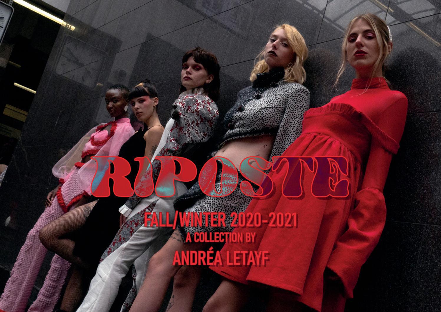 THE RIPOSTE COLLECTION - LOOKBOOK by Andréa Letayf - Issuu