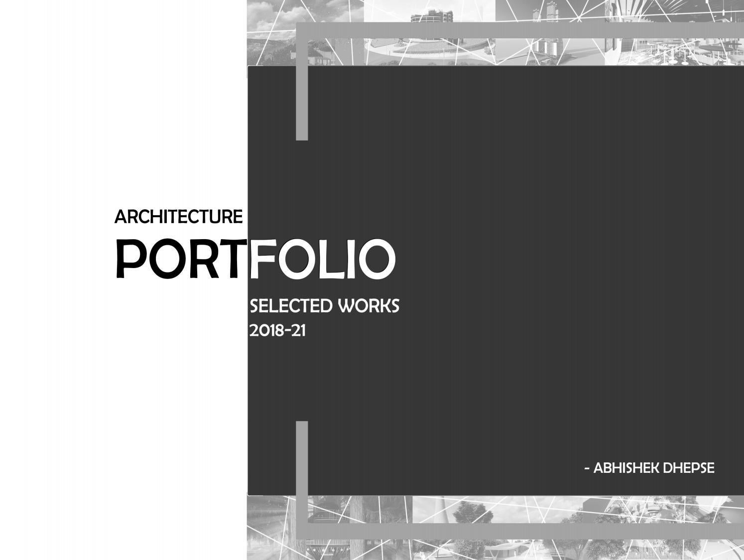 Abhishek Dhepse Architecture Portfolio 2018-2021 by AbhishekDhepse - Issuu