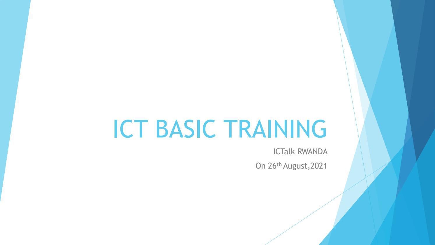 Report ICT Basic Training by ONE WORLDcitizens - Issuu
