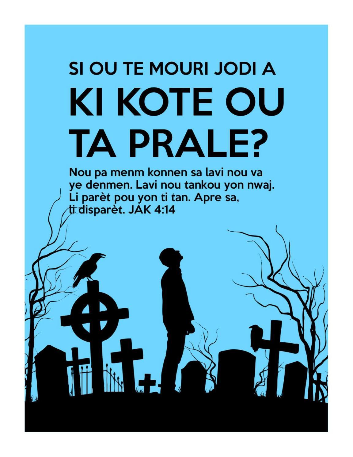 Haitian Creole Last Day Gospel Tract by Filipino Tracts and Literature ...