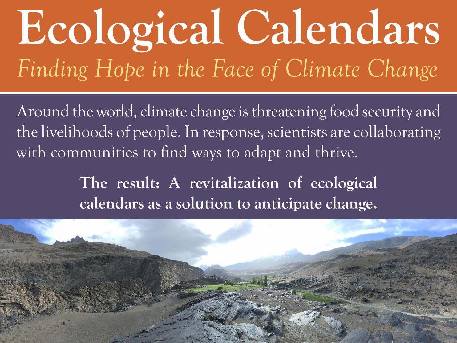 Ecological Calendars: Finding Hope in the Face of Climate Chage by ...