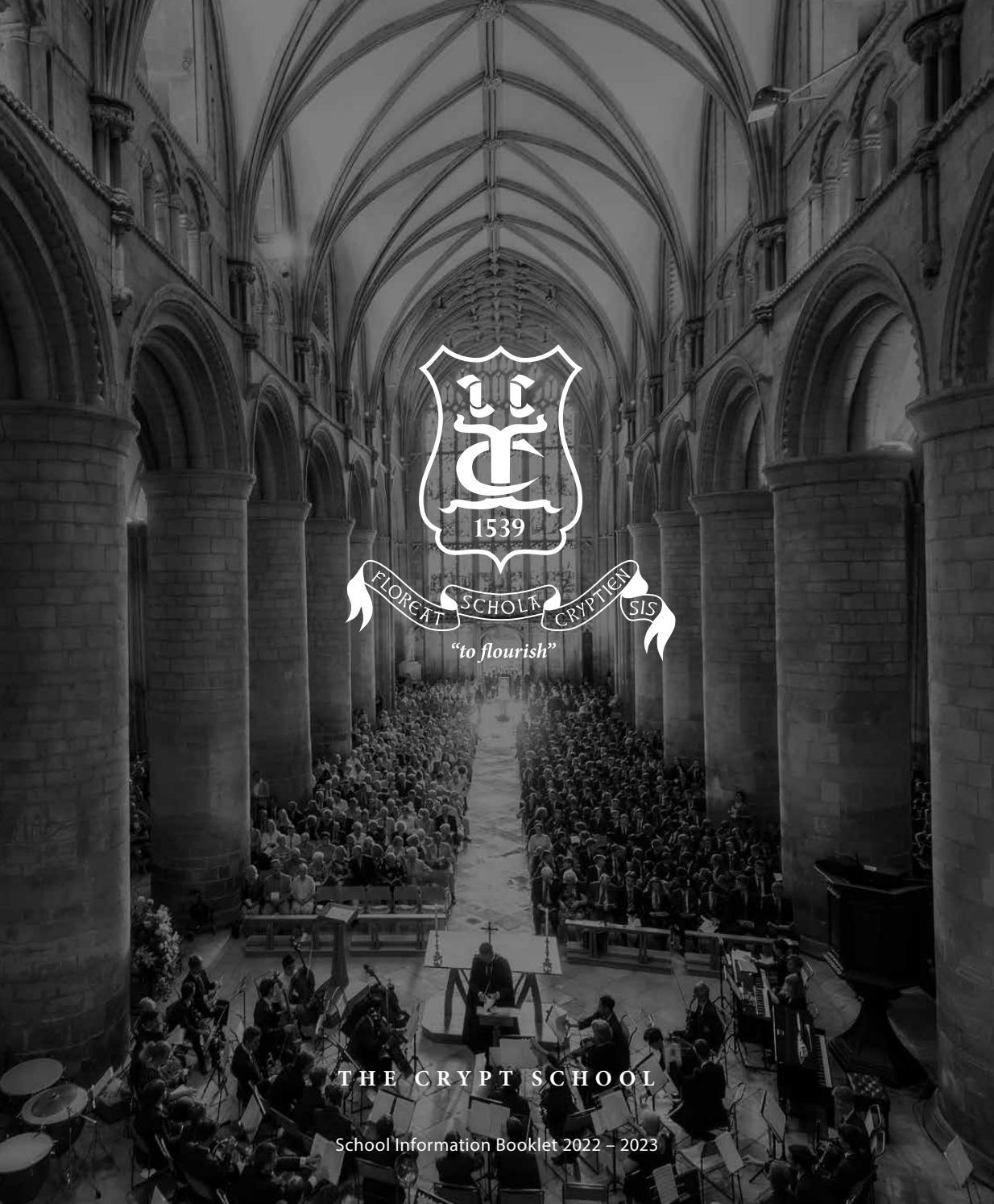 The Crypt School Information Booklet 2022-2023 by The Crypt School - Issuu