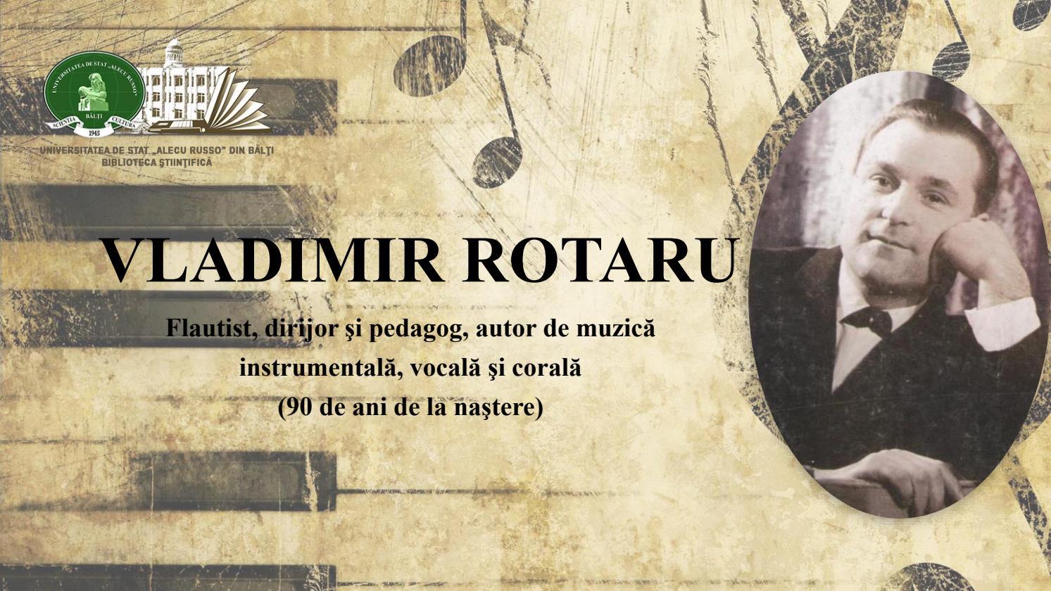 Vladimir Rotaru - flautist, dirijor şi pedagog, autor de muzică ...