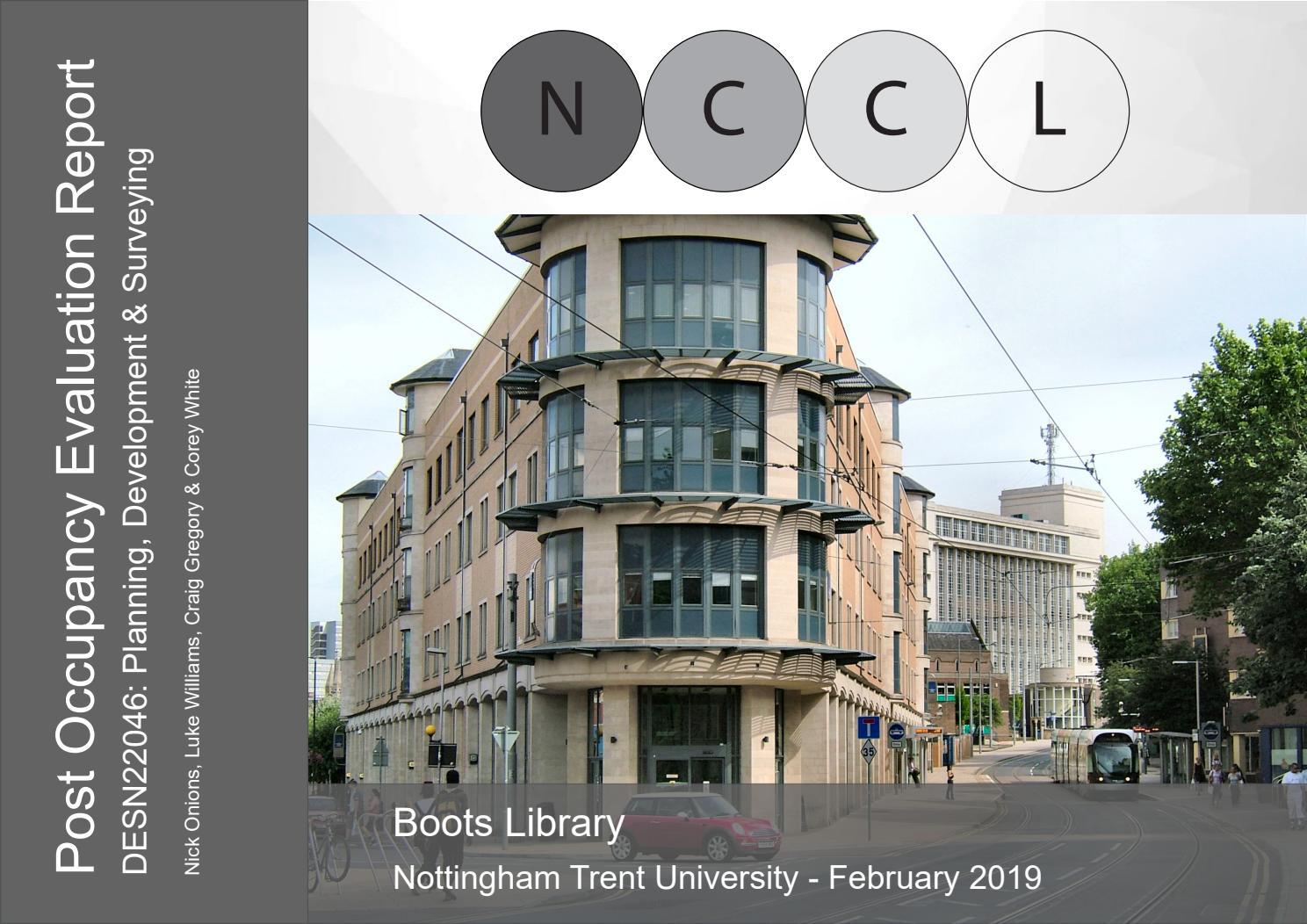 Level 05: Post Occupancy Report - NTU Boots Library. by CJ Gregory. - Issuu