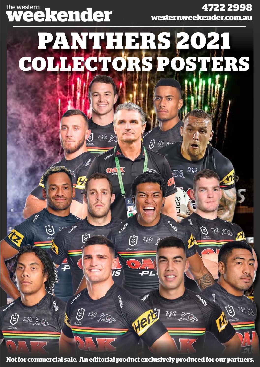 Penrith Panthers 2021 Poster Book by Western Sydney Publishing Group ...