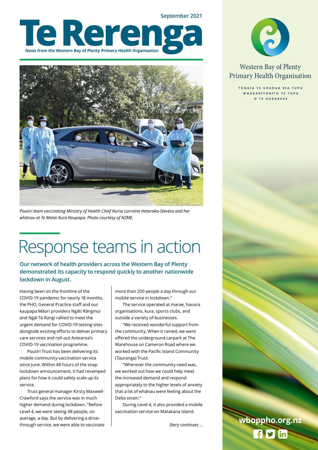 Te Rerenga September 2021 by WBOP PHO - Issuu