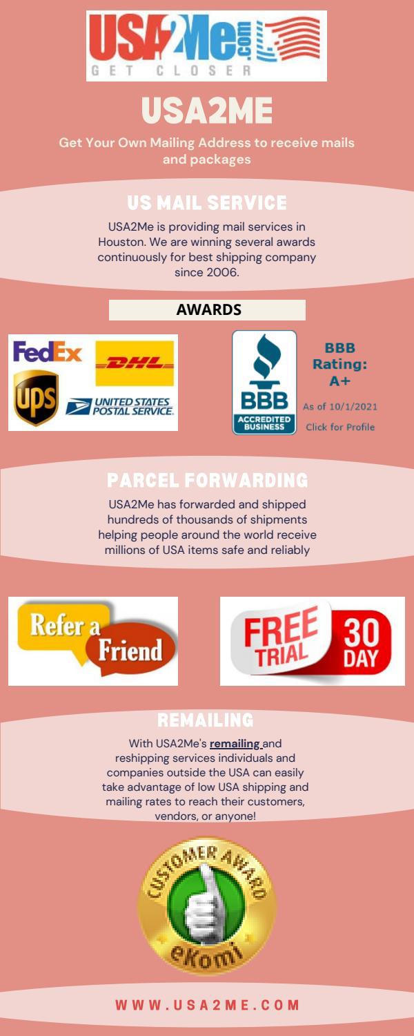 Get Best US Remailing Services | USA2Me by USA2ME - Issuu