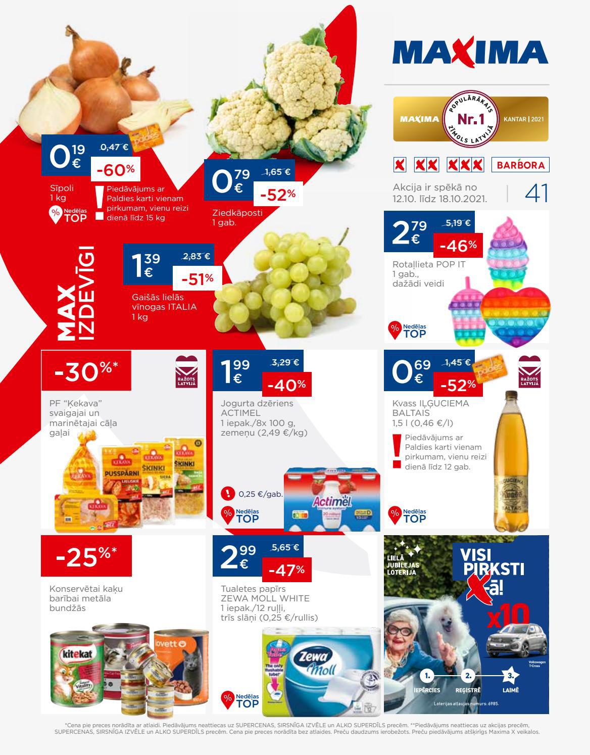 MAXIMA | X XX XXX | 12.-18.10.2021. by Maxima Latvija - Issuu