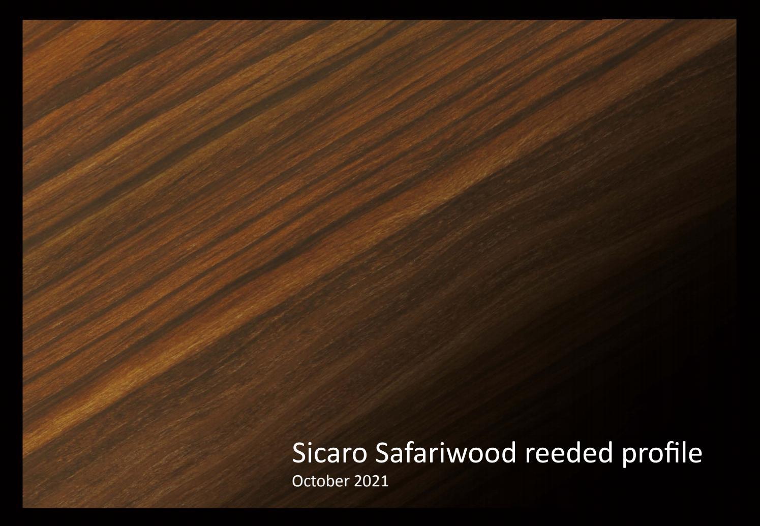 Sicaro Safariwood reeded profile by biotanex-timber-products - Issuu