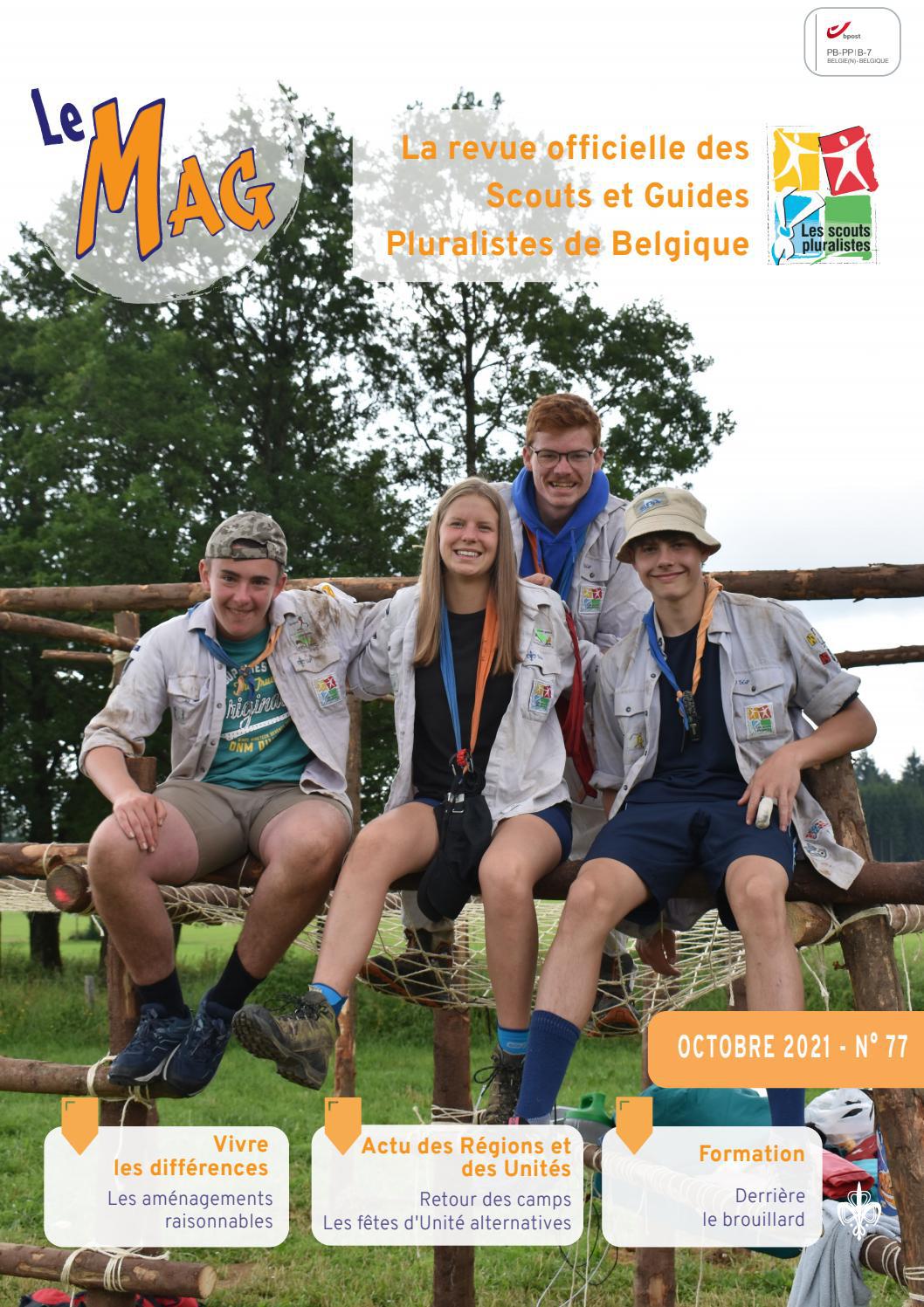 Le Mag 77 by Scouts et Guides Pluralistes de Belgique ASBL - Issuu