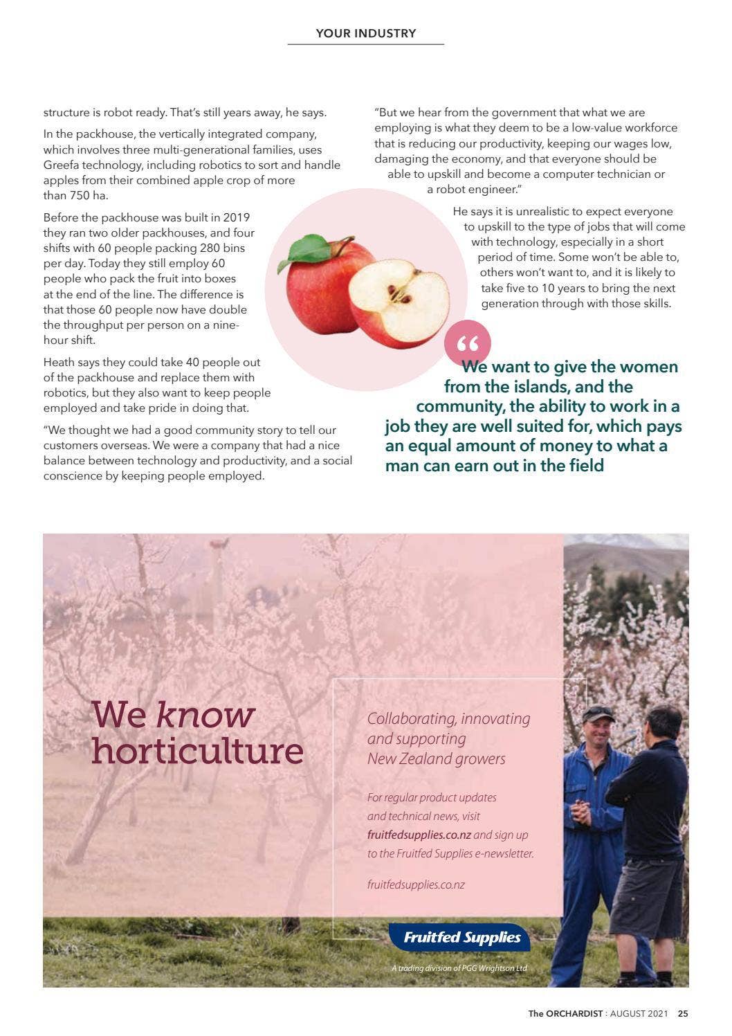 The Orchardist | August 2021 by Horticulture New Zealand - Issuu