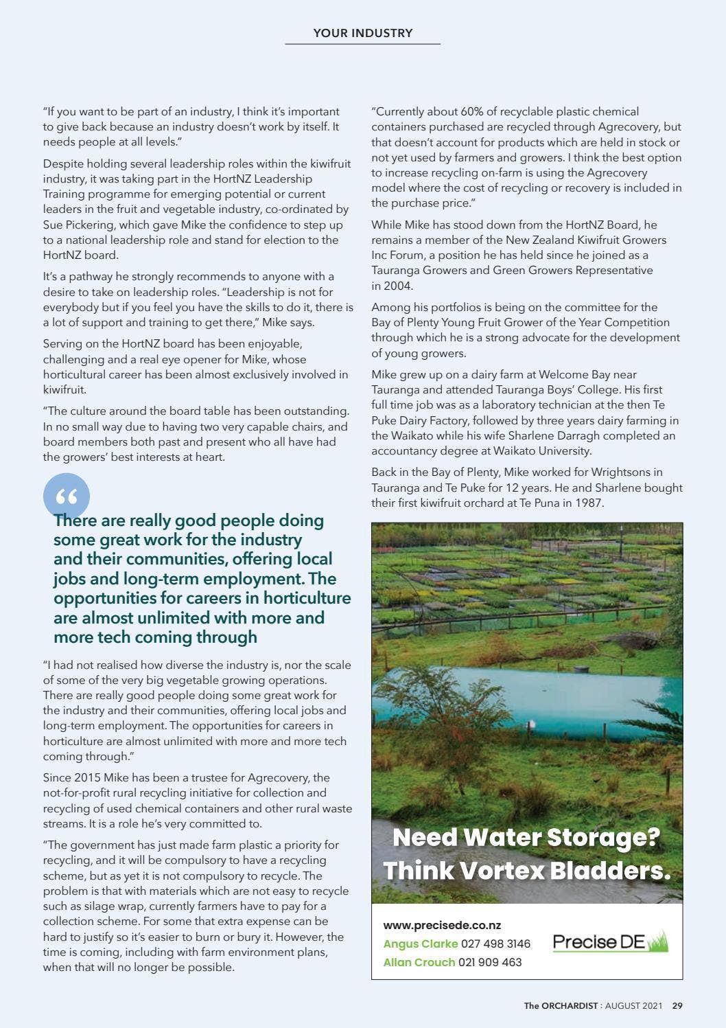 The Orchardist | August 2021 by Horticulture New Zealand - Issuu