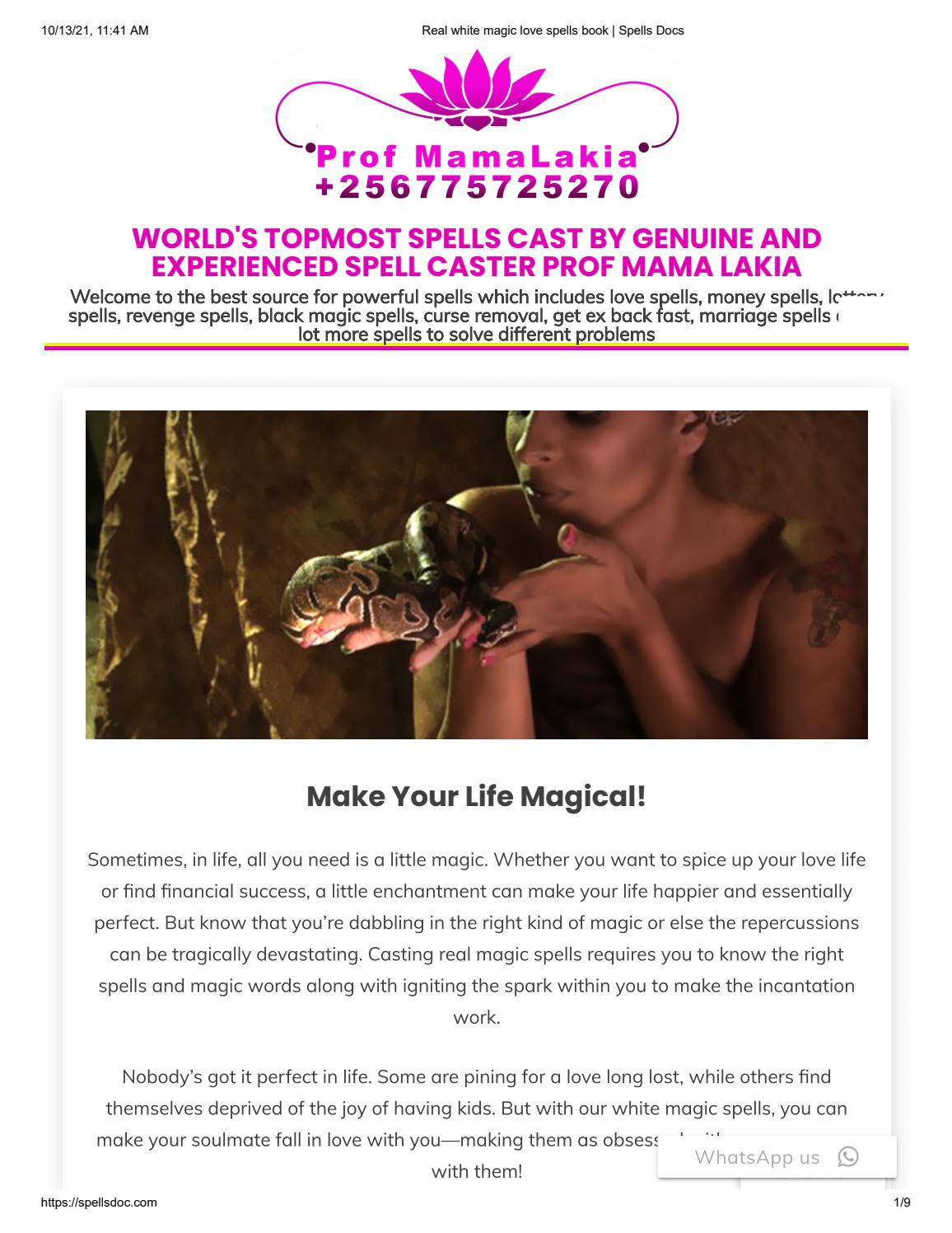 Real white magic love spells book by Rakeshsharma1871 - Issuu