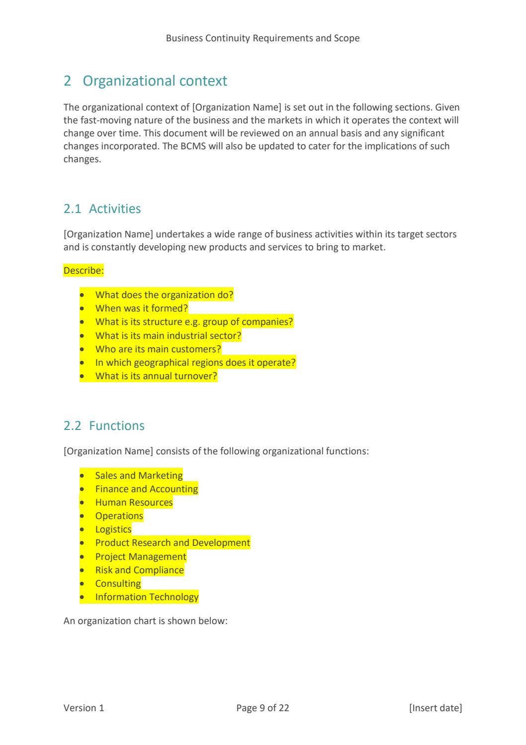 BCMS-DOC-04-1 BC Context, Requirements and Scope by CertiKit Limited ...