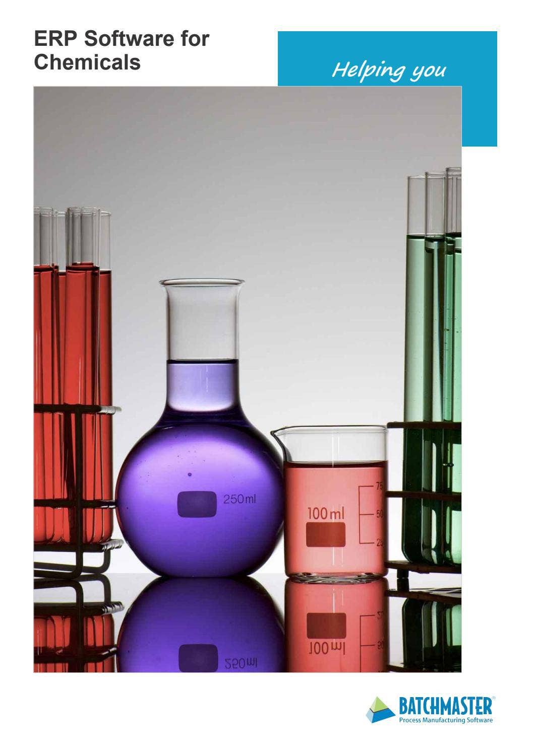ERP System for Chemical Manufacturing Industry by BatchMaster Software ...