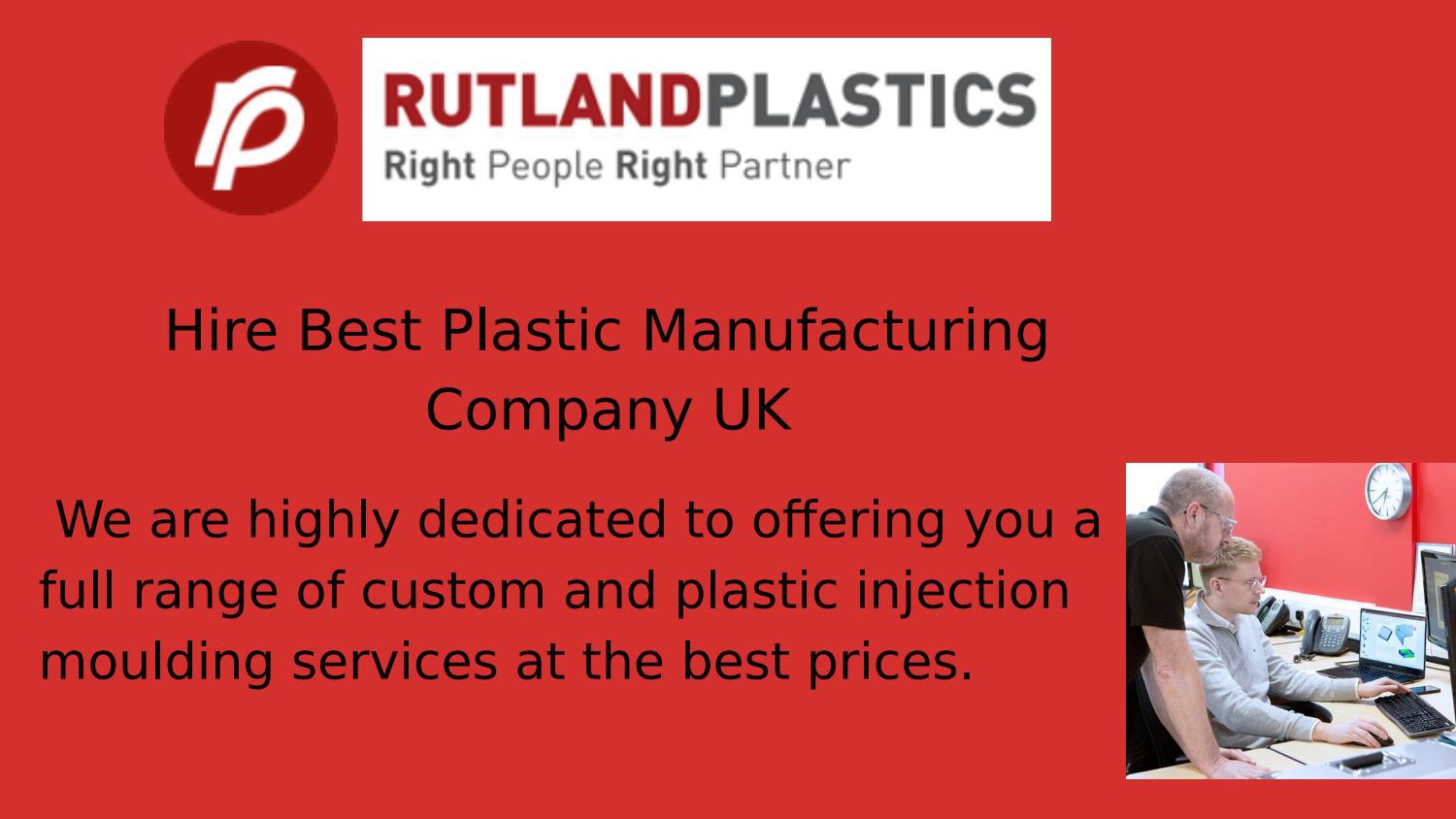 Best Plastic Manufacturing Company in UK | Rutland Plastics by Rutland ...