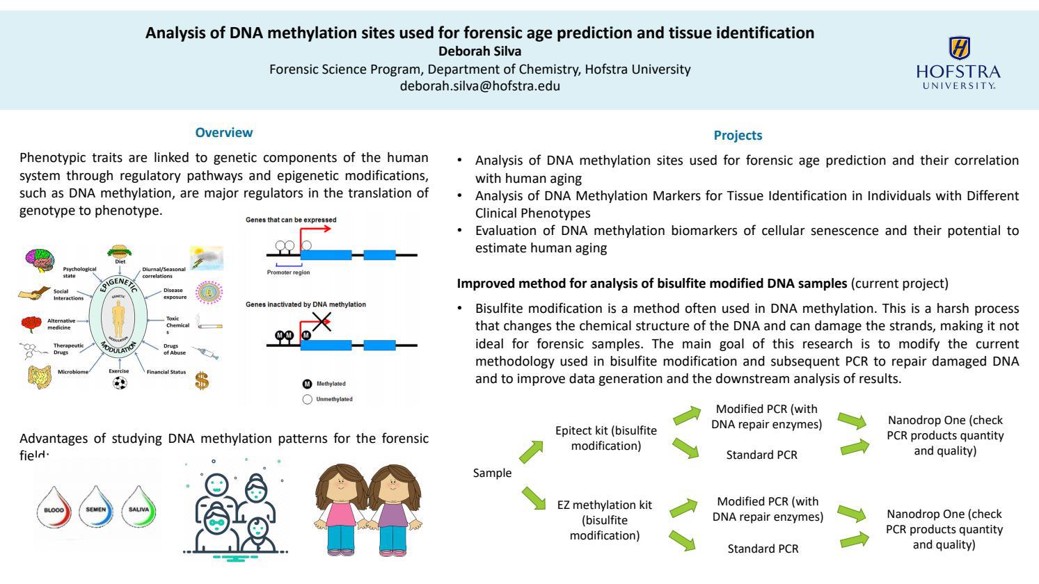 Analysis of DNA methylation sites used for forensic age prediction and ...