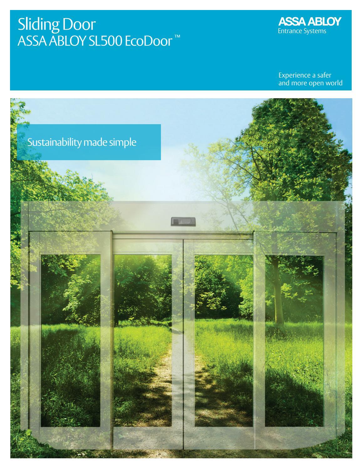 ASSA ABLOY SL500 EcoDoor - Product Brochure by assaabloyentrancesystems ...