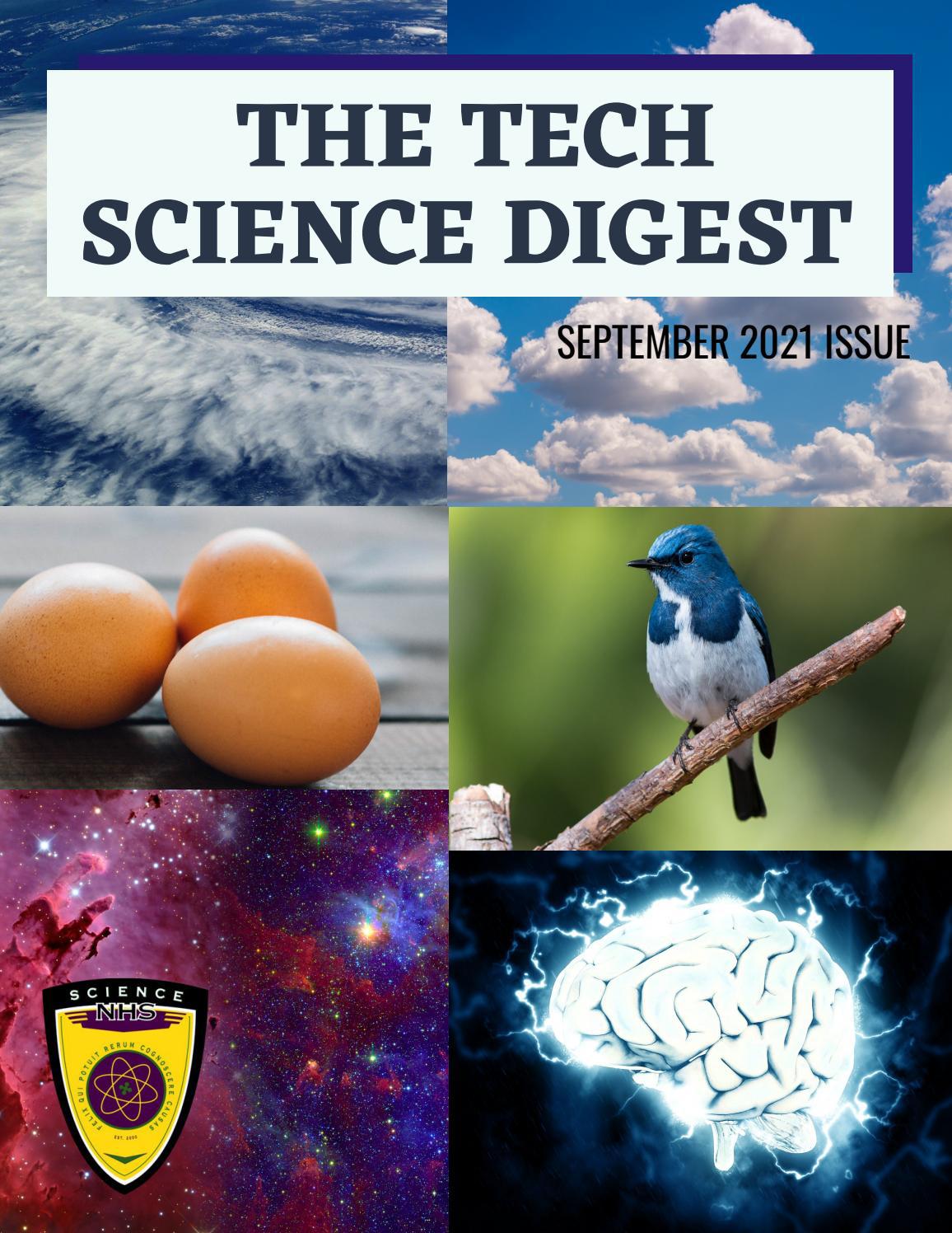 The Tech Digest (Vol. 2, Issue 1, September 2021) by BTHS Science ...
