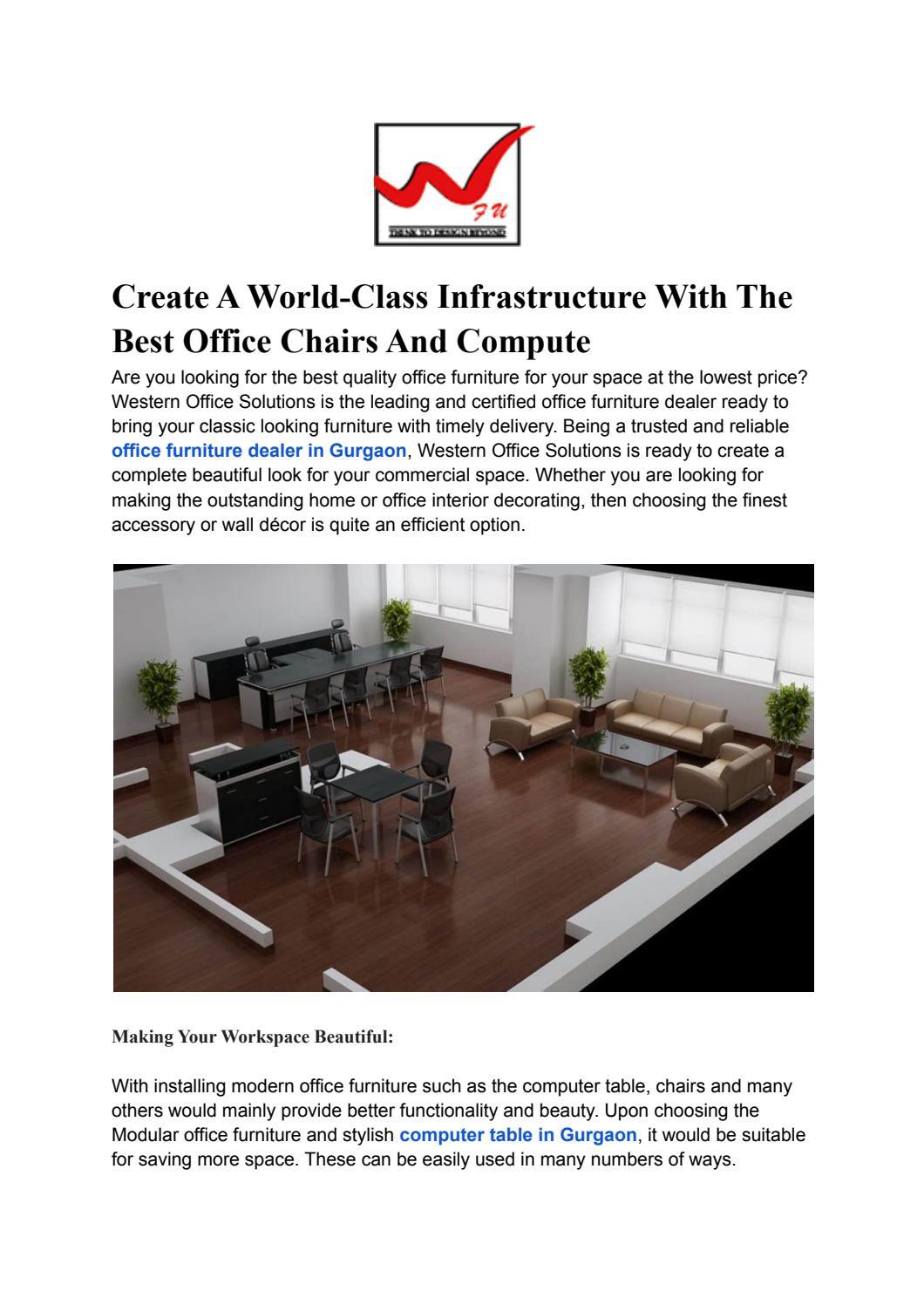 Create A World-Class Infrastructure With The Best Office Chairs And ...