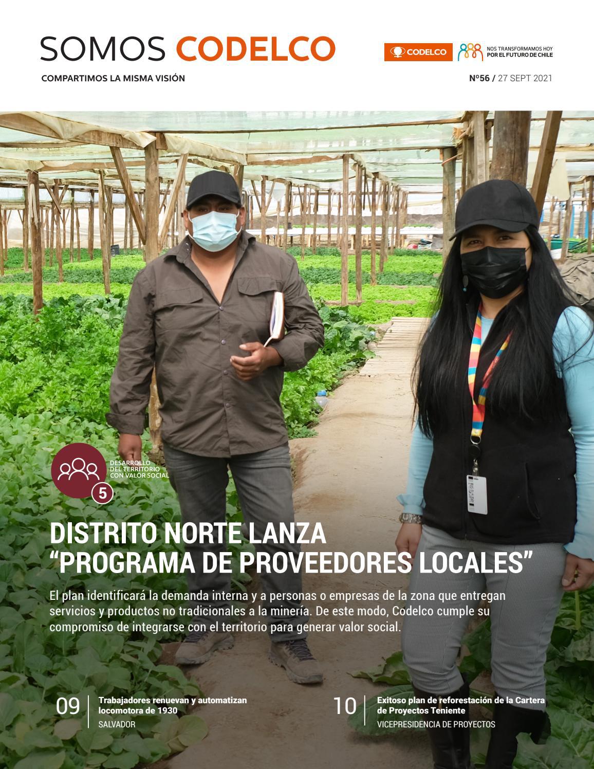 Somos Codelco | Revista 56 | 27 de septiembre 2021 by Mi Codelco - Issuu