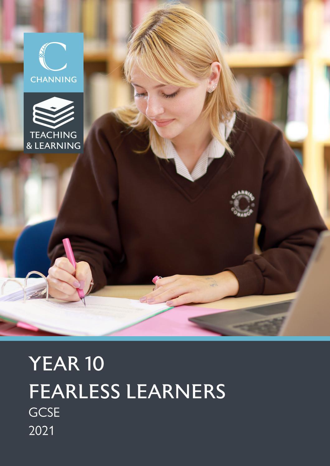 Year 10 - Fearless Learners by Channing School - Issuu