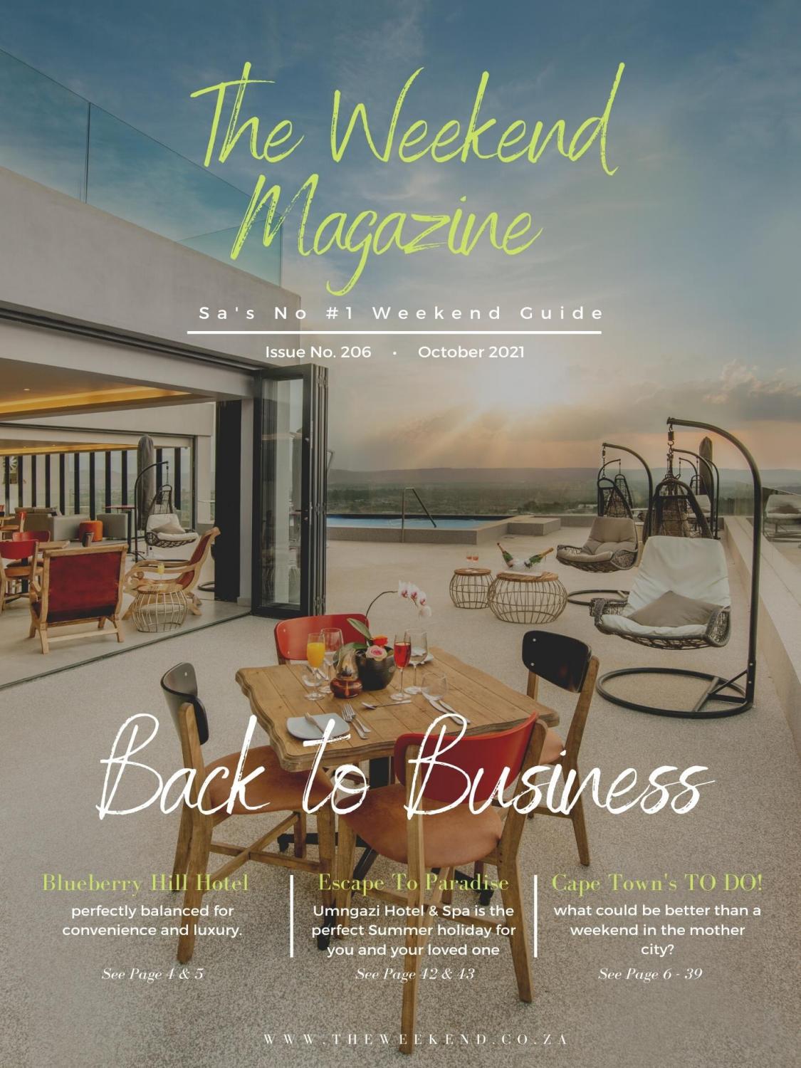 What's Happening on The Weekend October 2021 by The Weekend Magazine ...