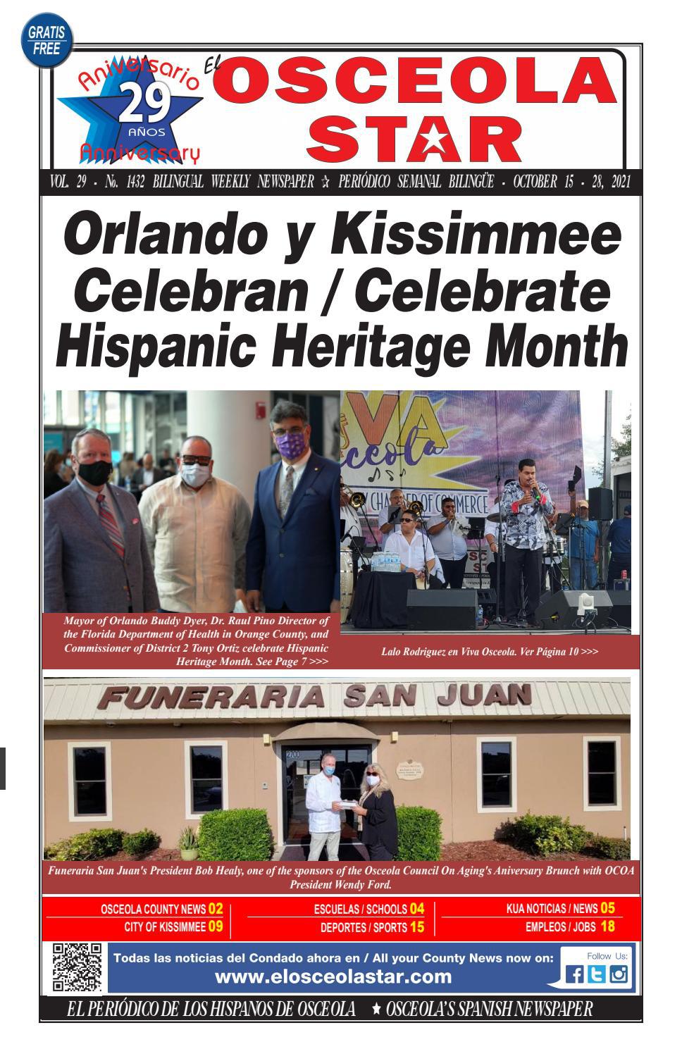Edition 1432 - El Osceola Star October 15 - 28 - 2021 by El Osceola ...