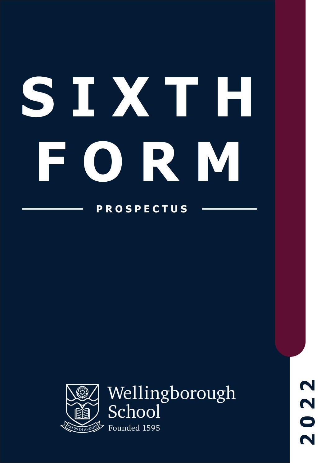 Sixth Form Brochure by wellingboroughschool - Issuu