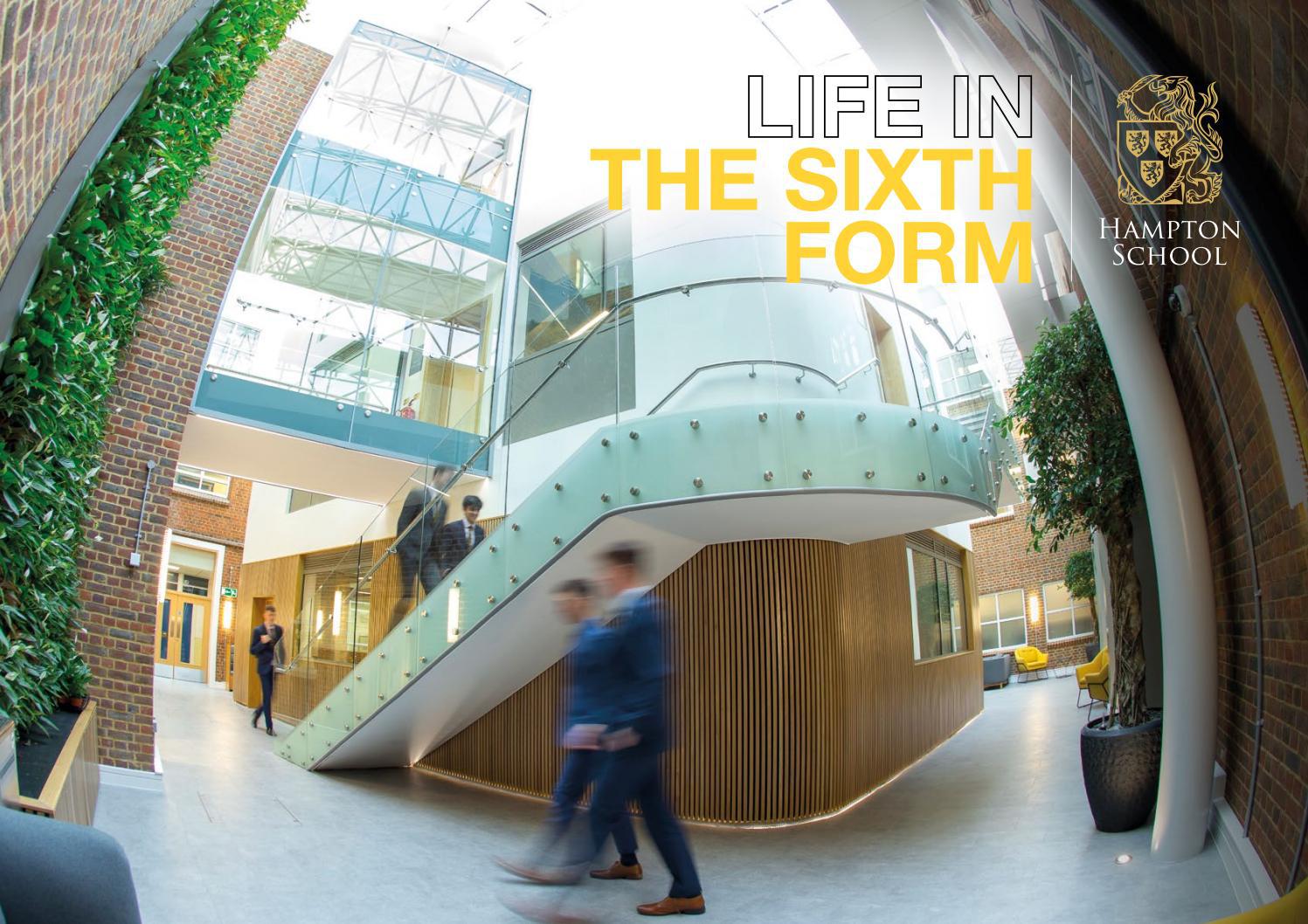Life in the Sixth Form by HamptonSchool - Issuu