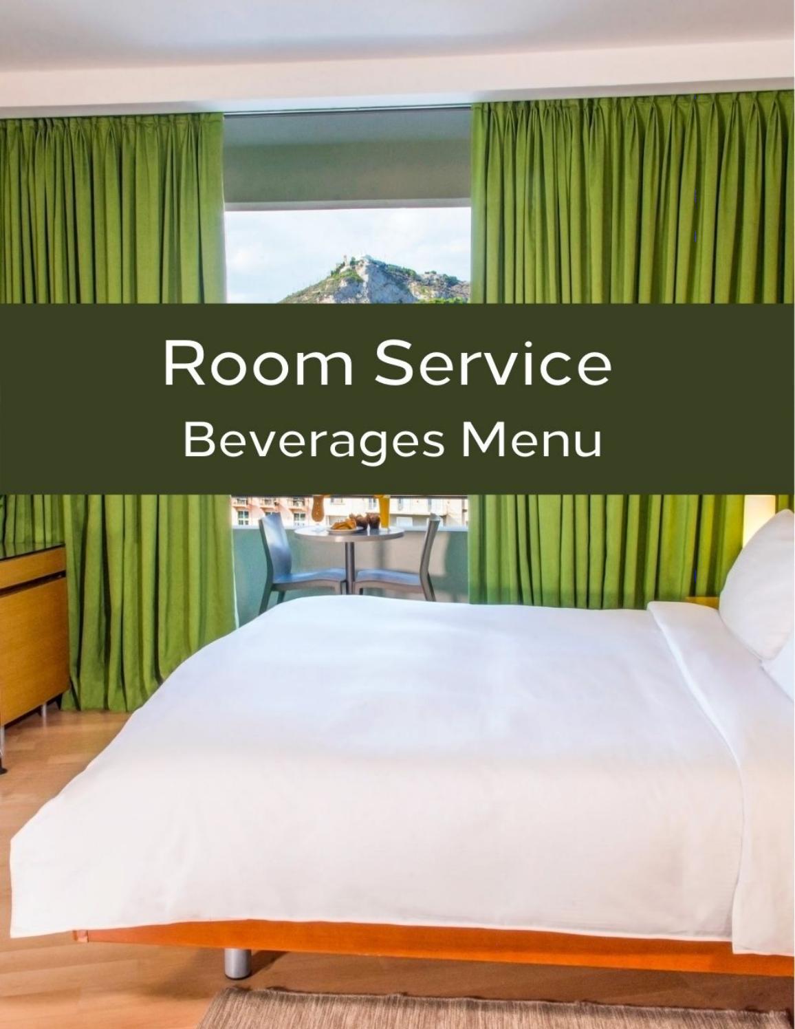Room Service - Beverages Menu by Hiltonathens - Issuu