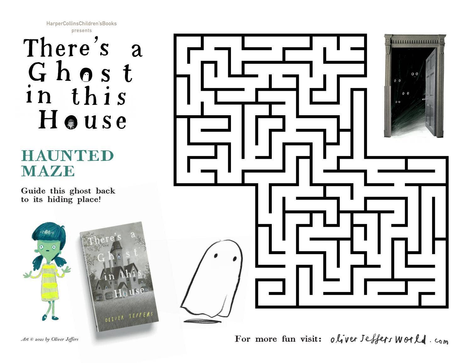 Bumper Halloween activity pack from There's a Ghost in this House by ...