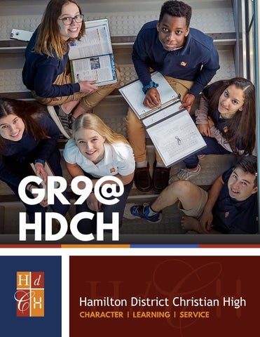 Gr9@HDCH by Hamilton District Christian High - Issuu