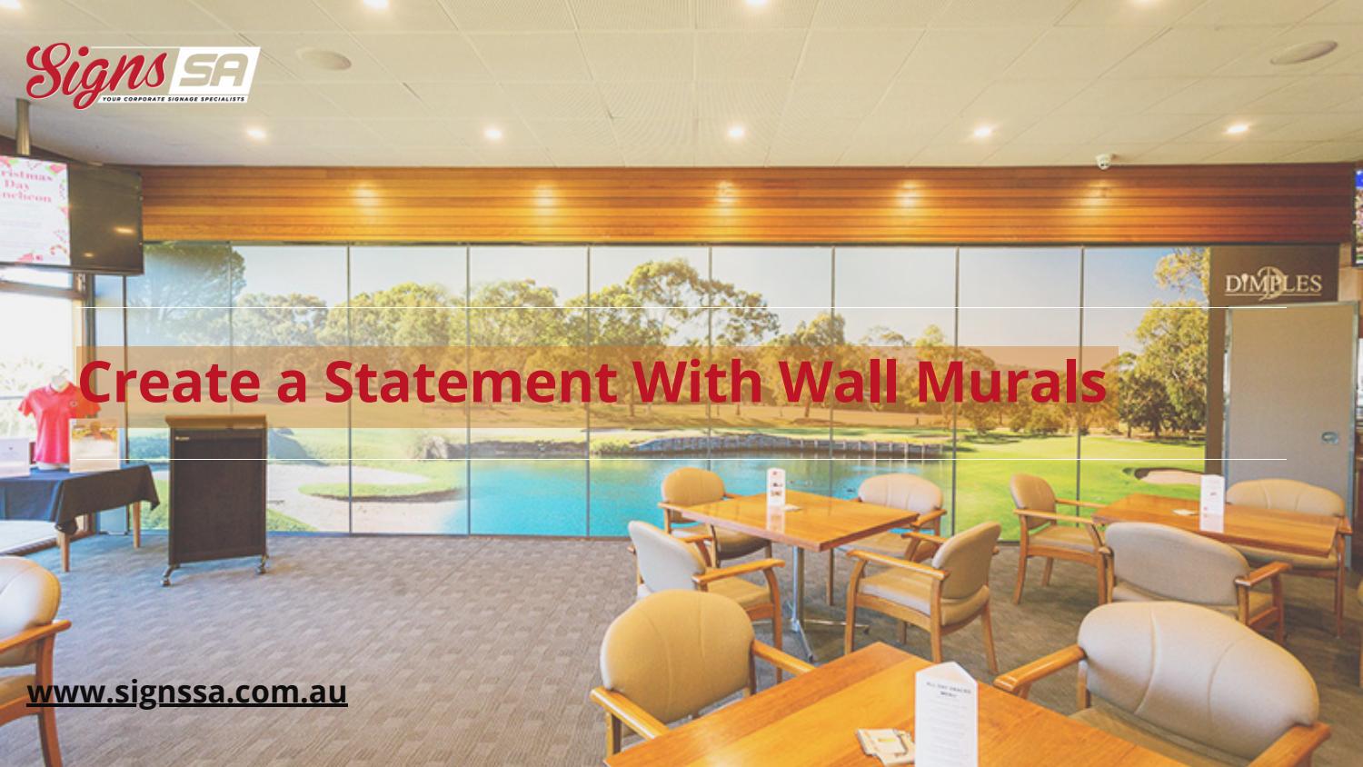 Create a Statement With Wall Murals by SignsSA - Issuu