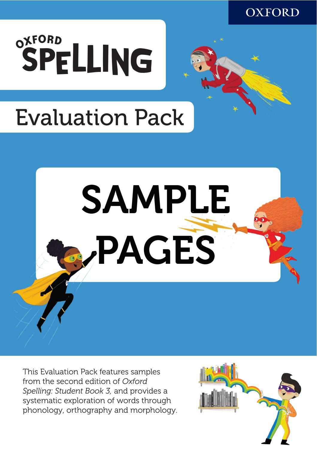 Oxford Spelling Eval Pack by OUPANZ - Issuu