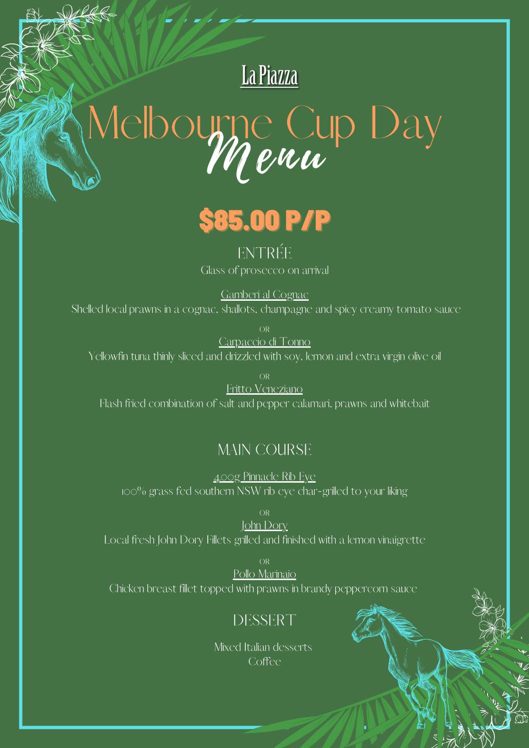 La Piazza Melbourne Cup Menu by Bankstown Sports Club - Issuu