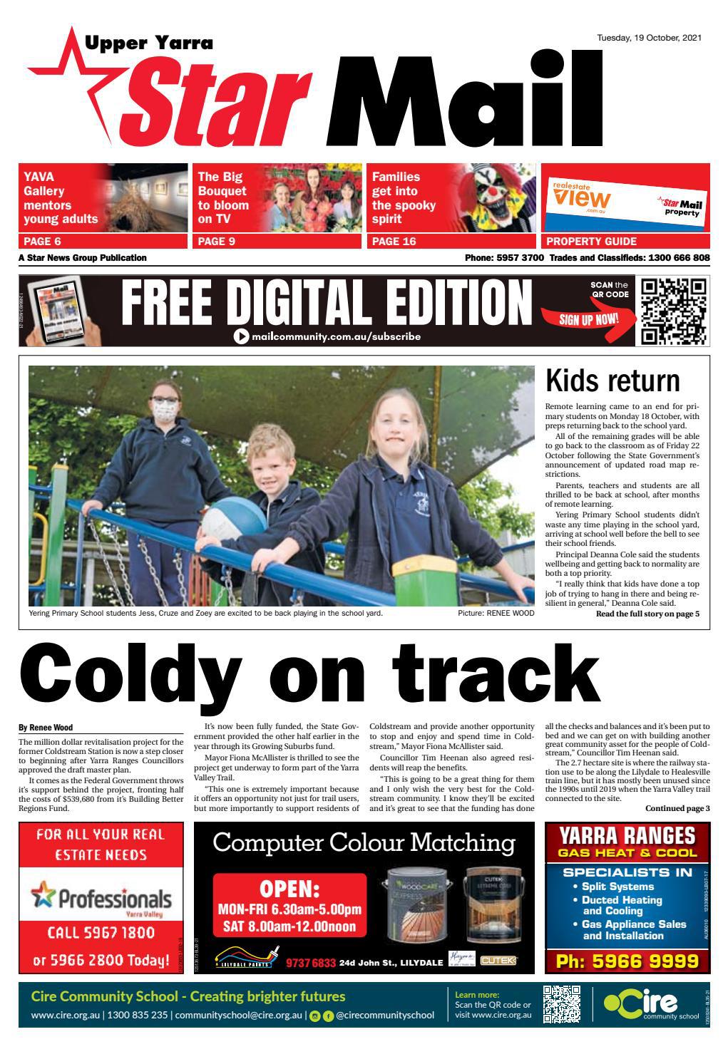 Mail - Upper Yarra Star Mail - 19th October 2021 by Star News Group - Issuu