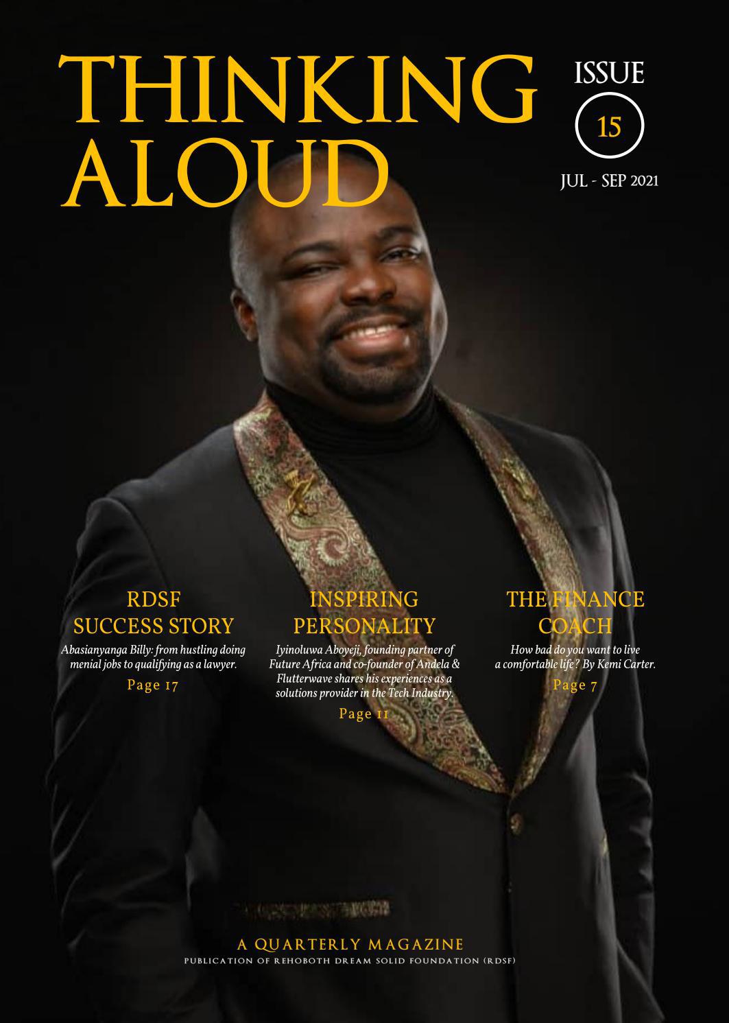 Thinking Aloud Magazine: Jul-Sep 2021 by Thinking Aloud Magazine - Issuu