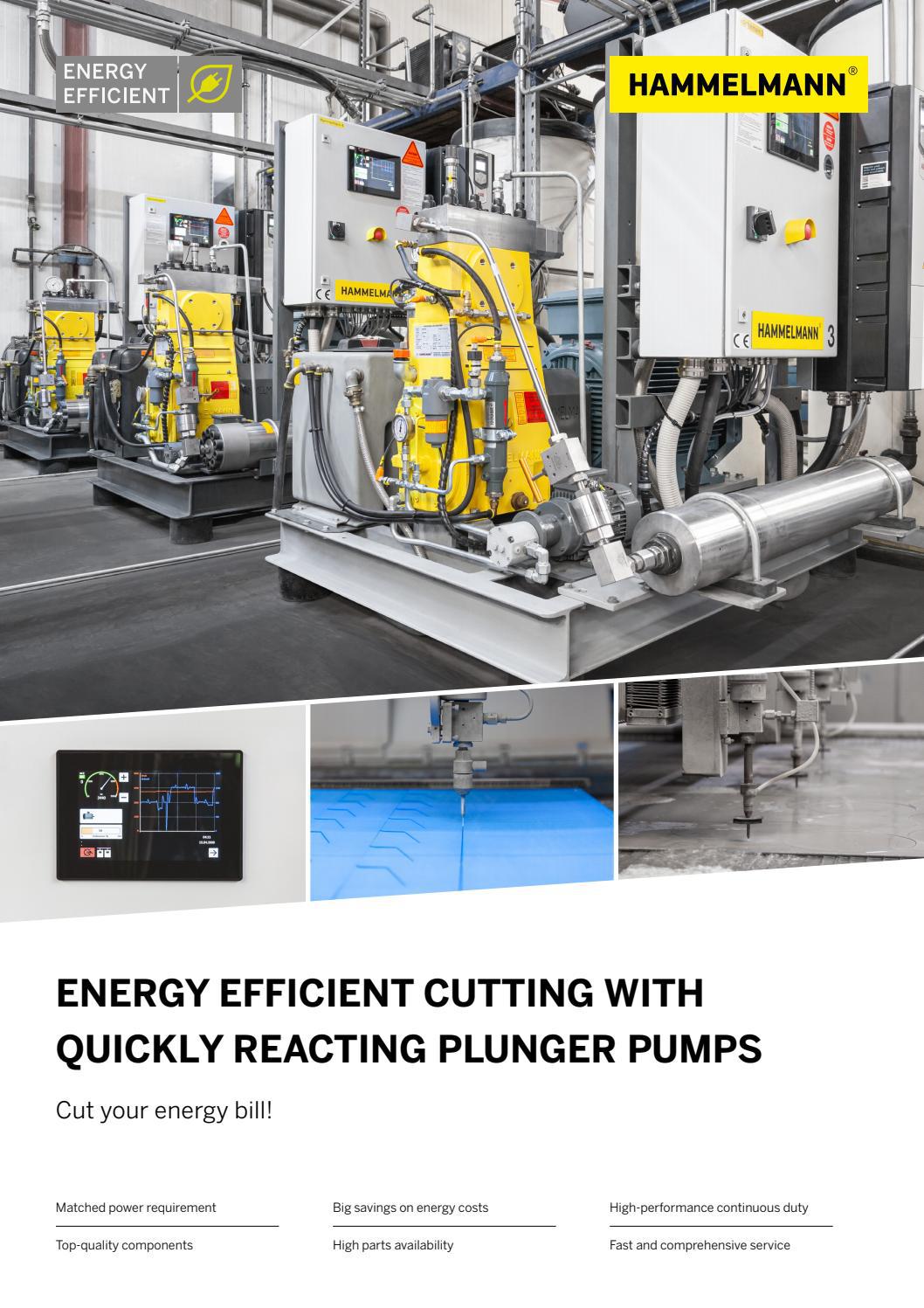 Energy efficient cutting with quickly reacting plunger pumps by Hammelmann GmbH - Issuu