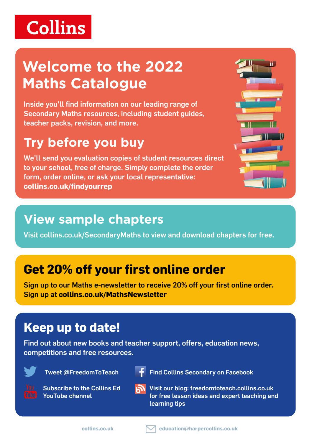 Collins Secondary Maths Catalogue by Collins - Issuu