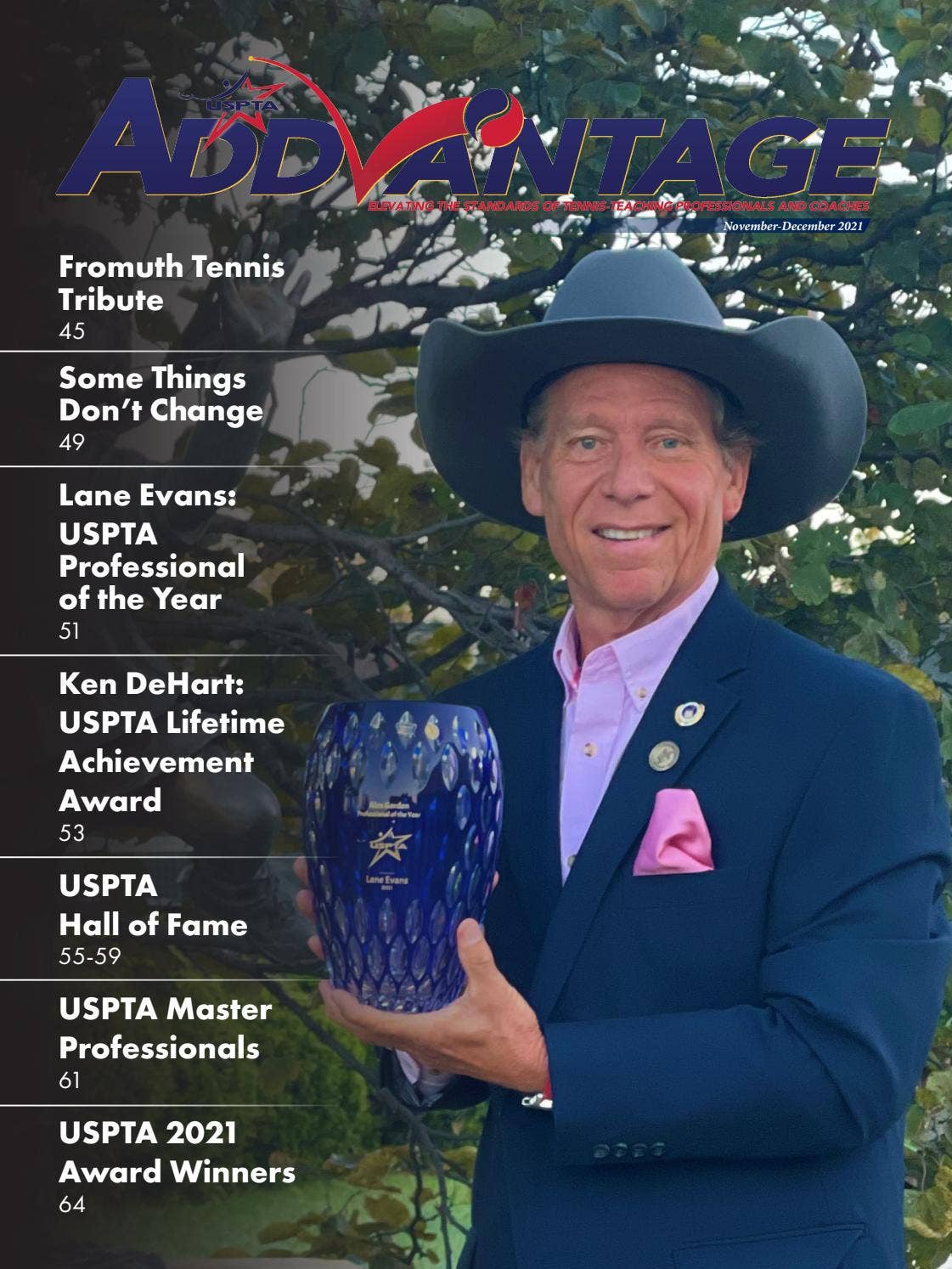 USPTA ADDvantage November-December 2021 Issue by RSPA - Issuu