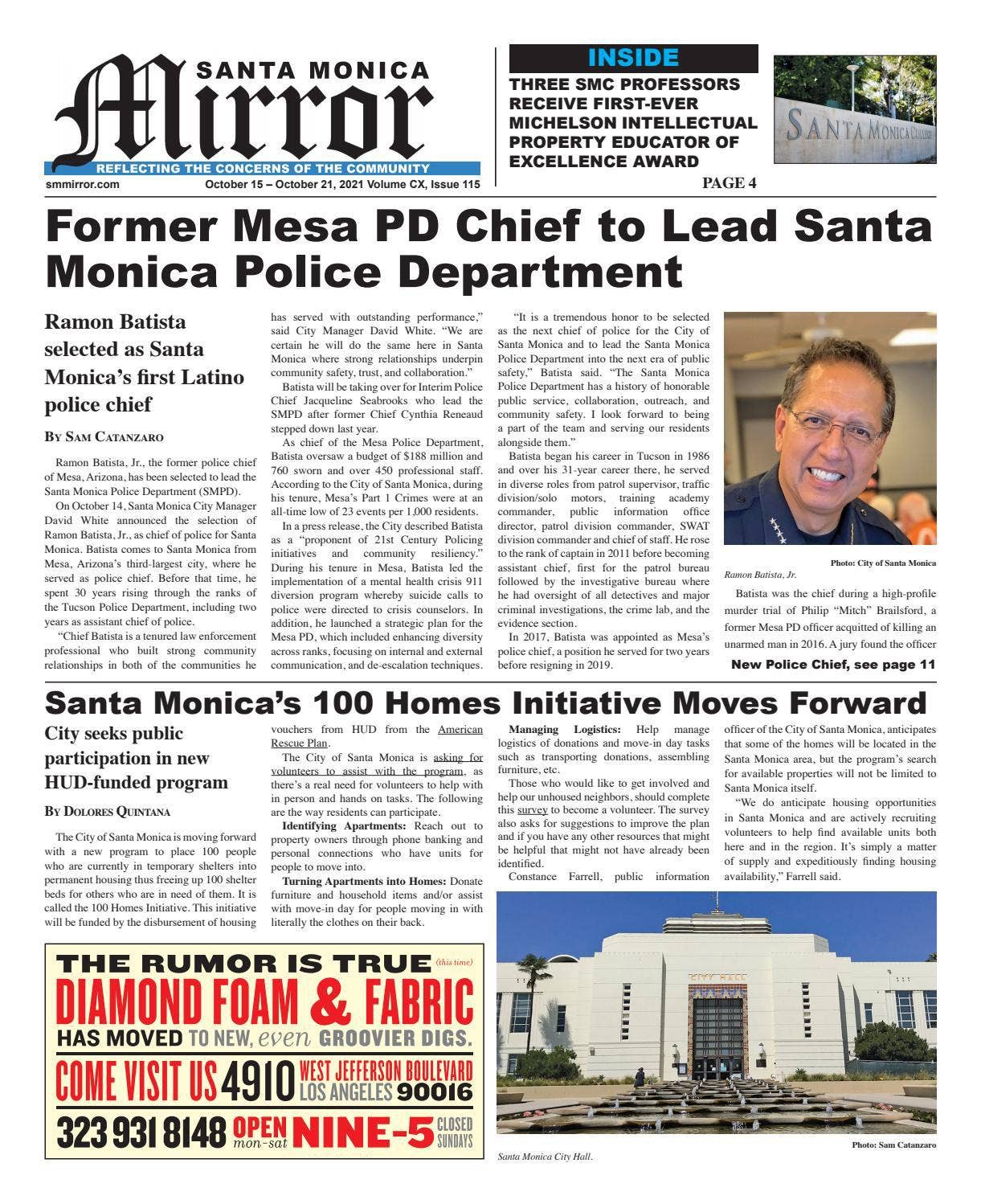 Santa Monica Mirror October 15, 2021 by Mirror Media Group/ Modoc Media ...