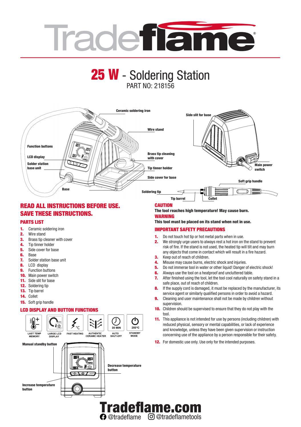 218156 25W Soldering Station Manual by adventureoperations - Issuu