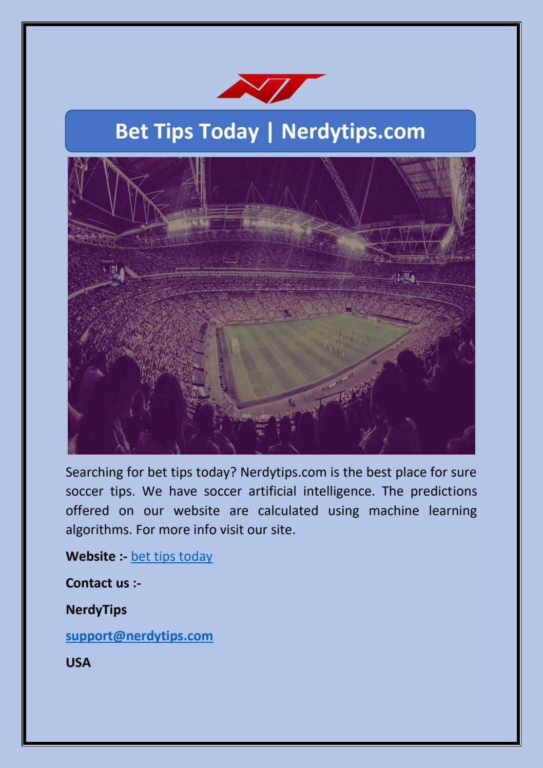 Bet Tips Today | Nerdytips.com by Nerdytips Nerdytips - Issuu