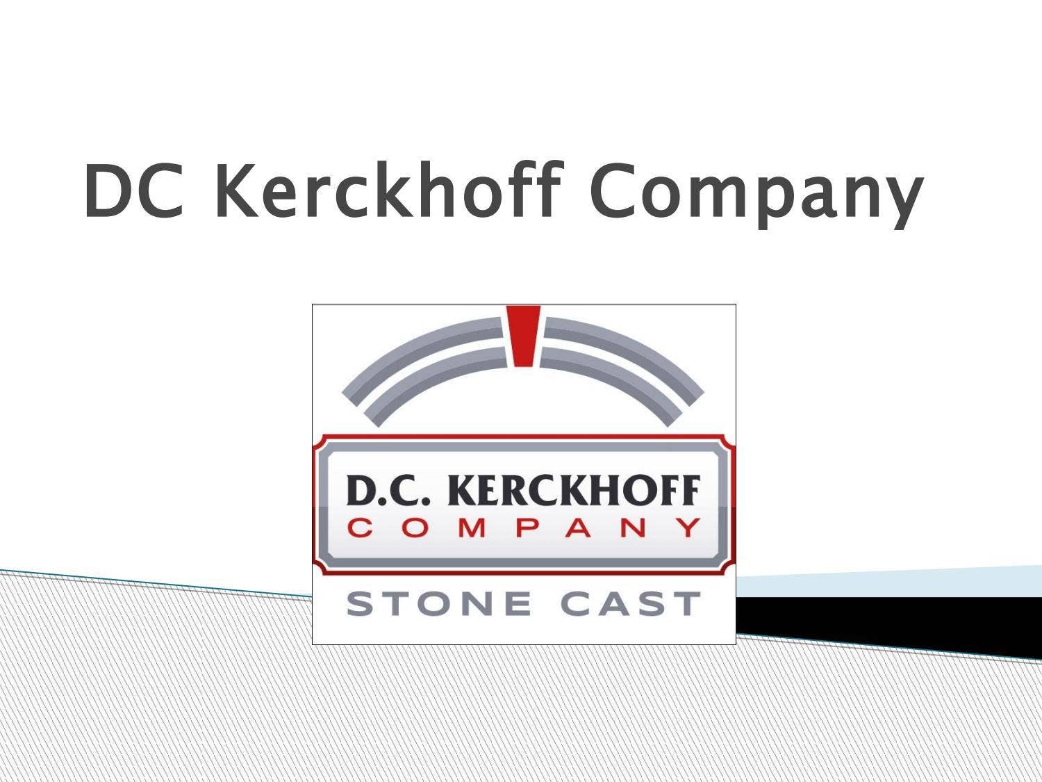 PPT - Architectural Precast Concrete Cladding - DC Kerckhoff Company by ...