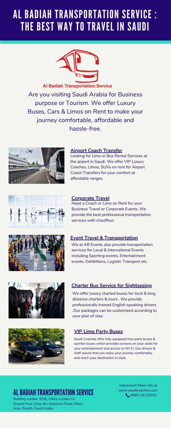 VIP Limo & Luxury Bus Rental Service in Saudi Arabia by Saudi Coaches ...